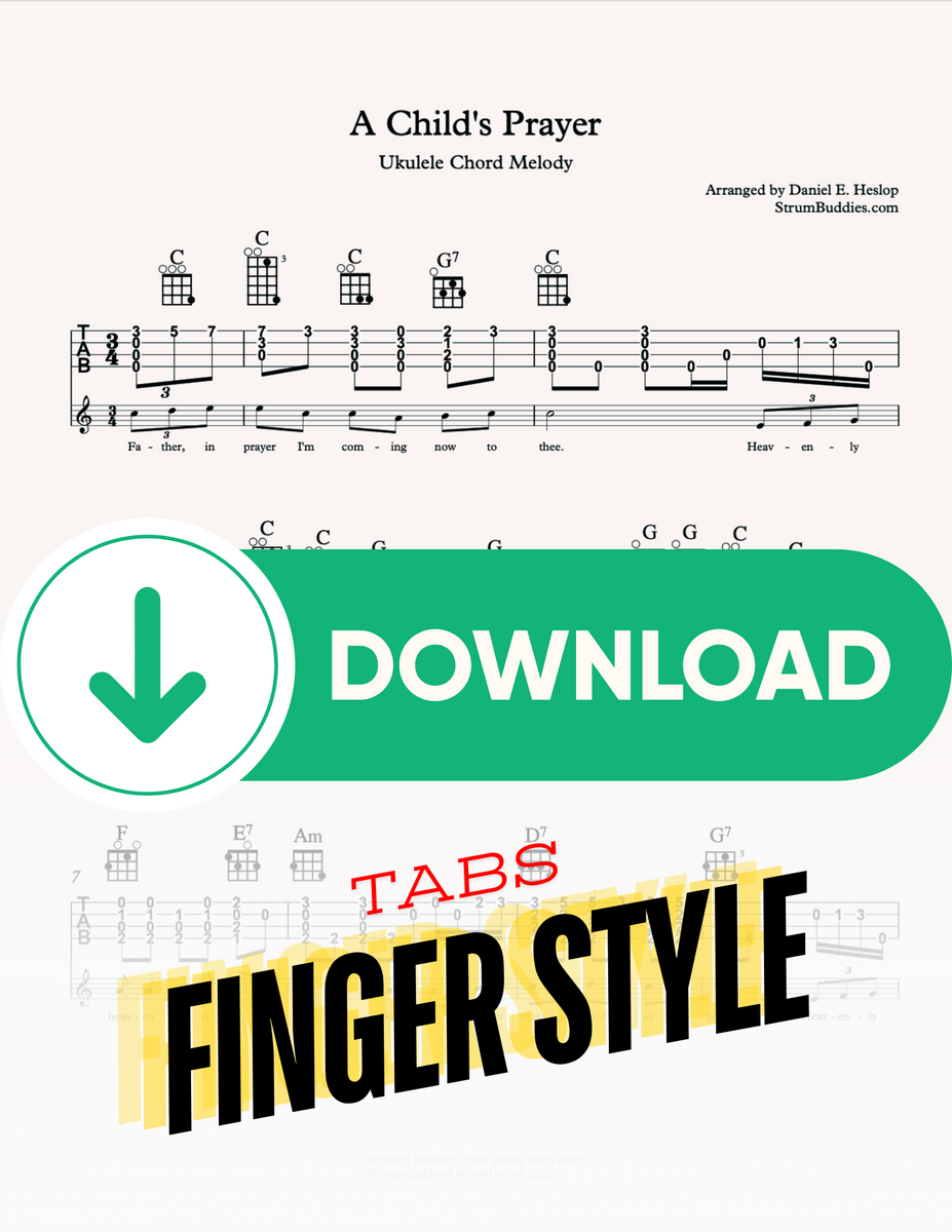 A Child's Prayer: Tabs / Finger-Style – Strum Buddies